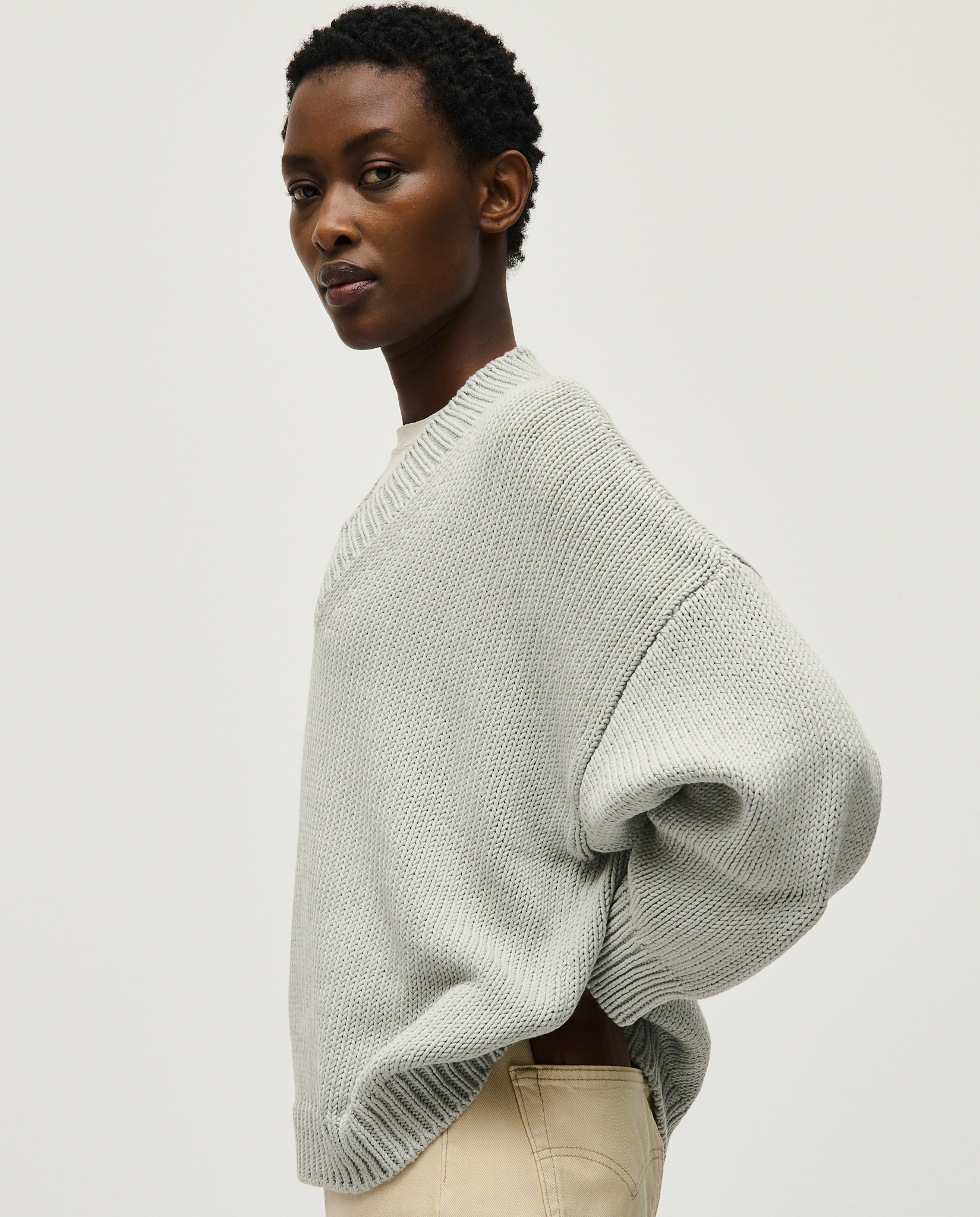 jumper no64 chalk – babaà